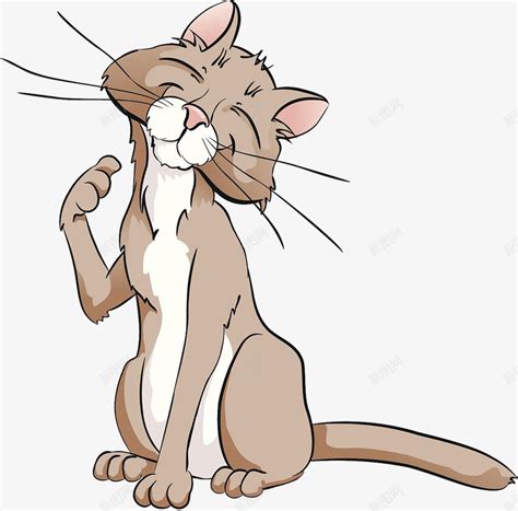 挠痒的猫咪png图片免费下载 素材ijyxvijv 88ICON