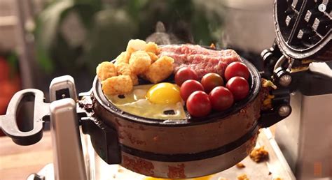 Chefsteps Prove You Can Cook Anything In A Waffle Maker Including A