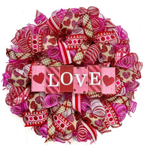 Valentines Day Wreath Valentine Wreath Wreath For Valentines Day