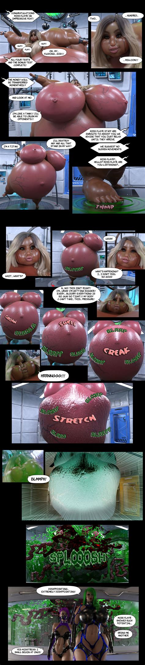 Rule 34 3d About To Burst Bad Anatomy Bad End Bbw Belly Expansion