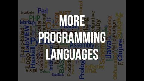 Programming Languages To Learn In 2016 Youtube
