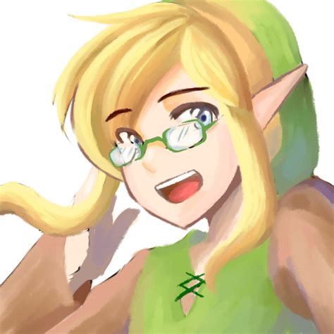 Link With Glasses Loz Linkiscute