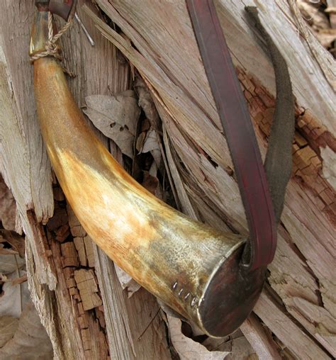 Contemporary Makers Bob Weigand Hunting Pouch With Powder Horn