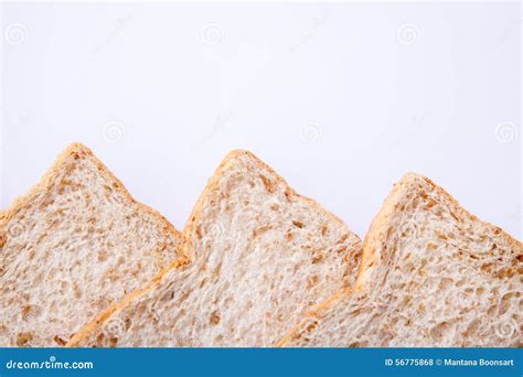Border Of Slice Whole Wheat Bread Stock Photo Image Of Portion Tasty