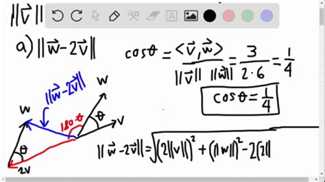 SOLVED Let V Be An Inner Product Space With Vectors Mathbf V And Mathbf W With Mathbf V