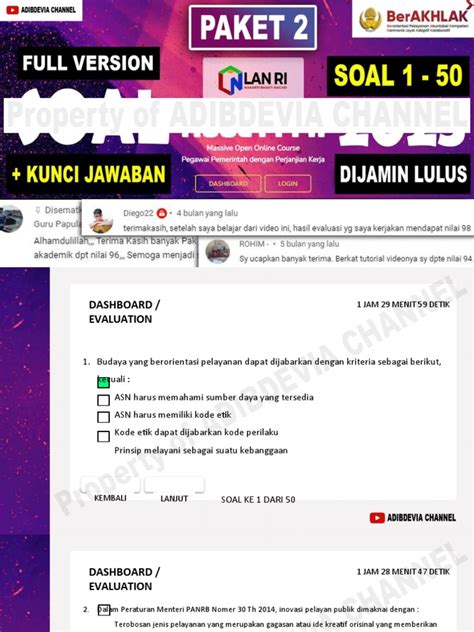 Paket 2 Soal Mooc Pppk 2023 Pdf