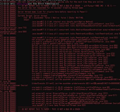 Tps Drops In Server · Issue 4526 · Skriptlangskript · Github
