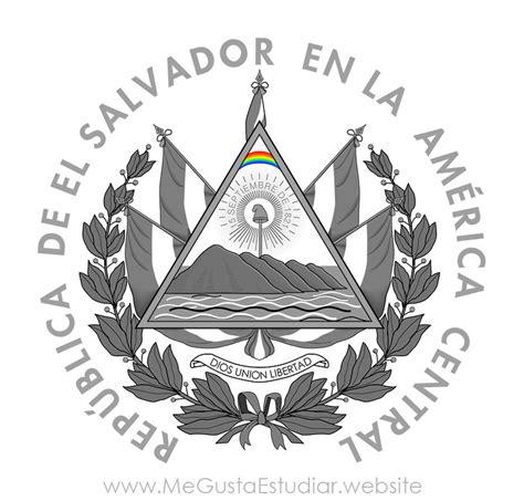 Escudo Nacional De El Salvador • Me Gusta Estudiar