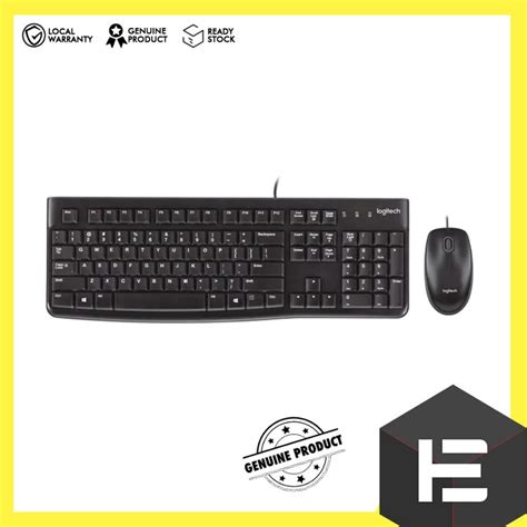 Logitech Mk120 Wired Keyboard And Mouse Combo 920 002586 Shopee Malaysia