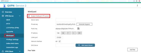 How To Connect To A QTS WireGuard Server On Windows QNAP