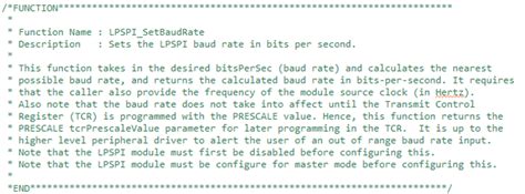 Maximum Baud Rate For Lpspi In S32k146 Nxp Community
