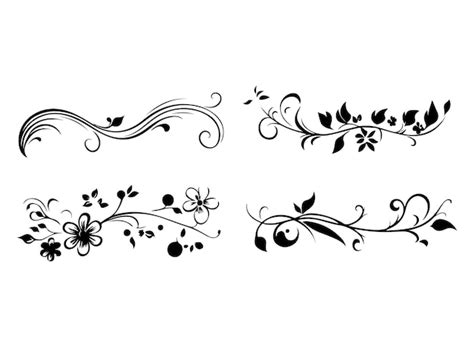 A Set Of Design Elements For A Series Of Design Elements Premium AI