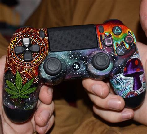 Custom Ps4 Controller Game Controller By Alleyauchterdesign