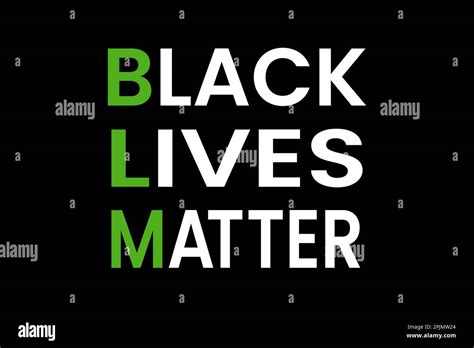 Black Lives Matter Quote Phrase Or Slogan Black People Social