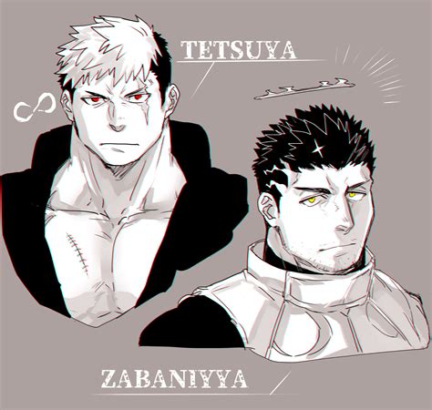 Zabaniyya And Onogami Tetsuya Tokyo Afterschool Summoners Drawn By