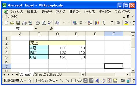 セルの結合 セルを結合する Excel Vba入門