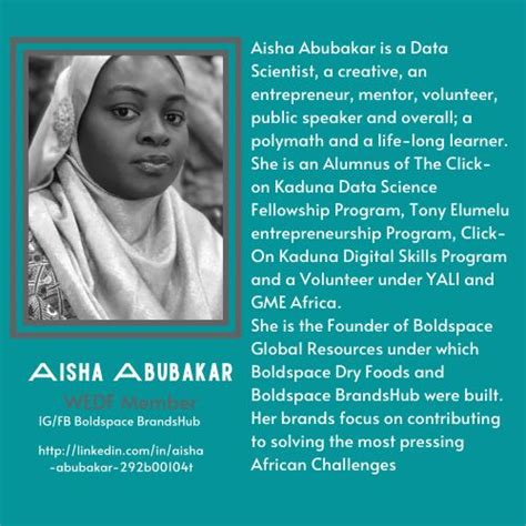 Aisha Abubakar On Linkedin The Journey Continues
