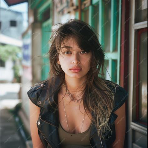 Premium Photo A Woman Wearing A Jacket