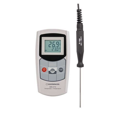 Termómetro Digital Con Sonda Universal De Inmersión Pt 1000 Greisinger