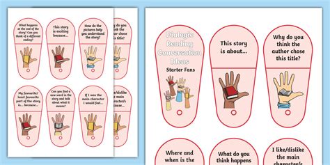 Dialogic Reading Conversation Ideas Starter Fans Twinkl