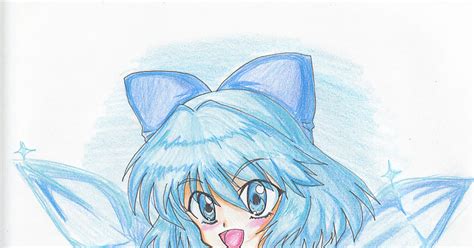 東方 色鉛筆で塗ったチルノ 霞ん再起動のイラスト Pixiv