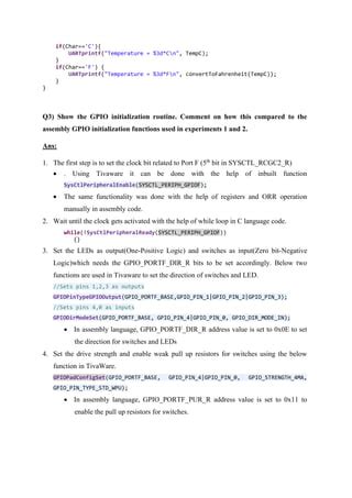 C Programming Of An Arm Microcontroller And Writing Uart Serial
