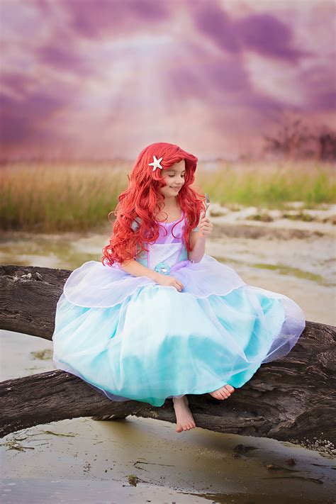 Little Mermaid Dress Disney Princess Ariel Inspired Costume Etsy