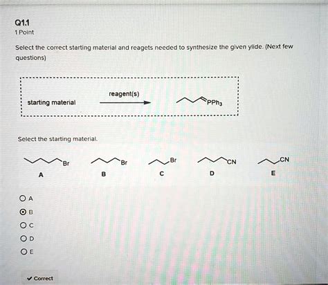 Solved Id Like Know What The First And Second Conditions Needed Between Pph3 Ch3ch3ch3cl