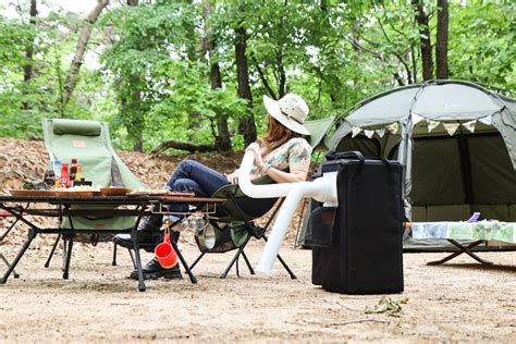 캠핑용 에어컨 이동식 미니 실외기 없는 발루아~텐트 시원한 캠핑 후기 네이버 블로그