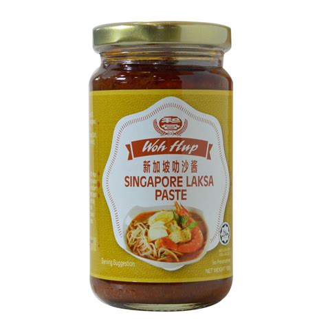 Singapore Laksa Paste 190g By Woh Hup Thai Food Online Authentic