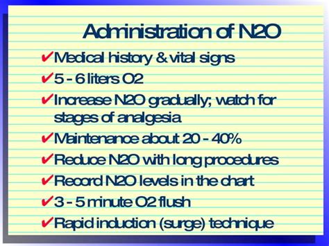 Nitrous Oxide Sedation In Pediatric Dentistry PPT