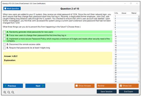 Genesys PC CIC Core Étude Résumés d Examen de Pratique 2024