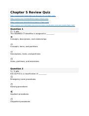 Comprehensive Quiz Review On Healthcare Code Systems Course Hero