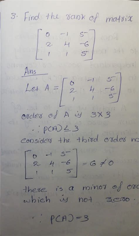 C Solved Problems Of Rank Of Matrix Basic Electronics Engineering And Information