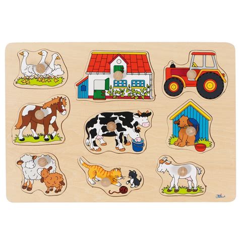 Puzzle à encastrement la ferme