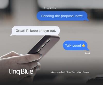 Linq Launches Blue Messages For Sales The Malaysian Reserve