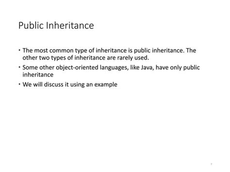 C Programming Public Private Inheritance Pptx Programming