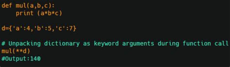 Unpacking Function Arguments In Python Shecancode