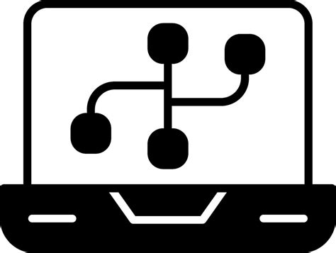 Branching Strategy Diagram Glyph 67206907 Vector Art At Vecteezy