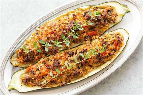 Italian Sausage Stuffed Zucchini Hedonismonline