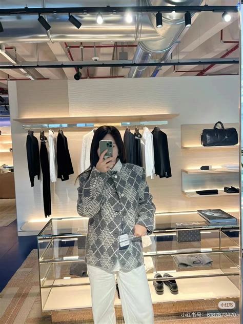 루이비통 크루즈 격자 무늬 자켓