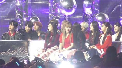 Mma 2017 Bts Meets Na Haeun So Sweet Youtube