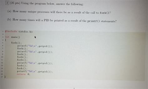 Solved Pts Using The Program Below Answer The Chegg