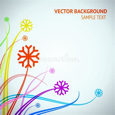 Rainbow Snowflake Stock Vector Illustration Of Holidays 27902031