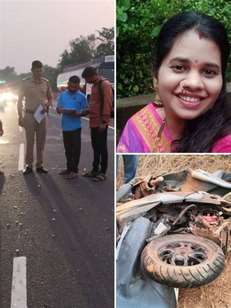 🟥 जानवली येथे कारच्या धडकेत दुचाकीस्वार महिलेचा मृत्यु Konkan Live