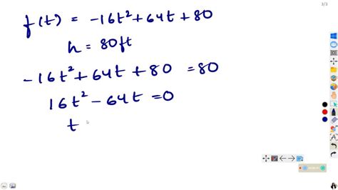 ⏩solved if an object is projected upward with an initial velocity of