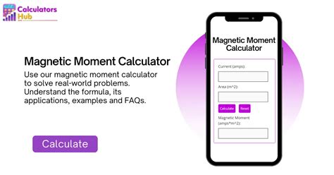 Magnetic Moment Calculator Applications Formula And Examples