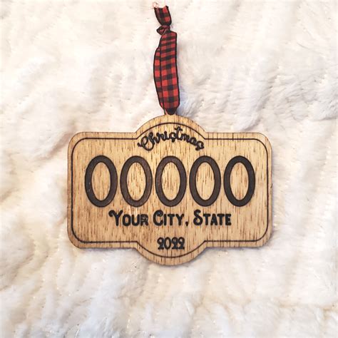 Zip Code Ornament