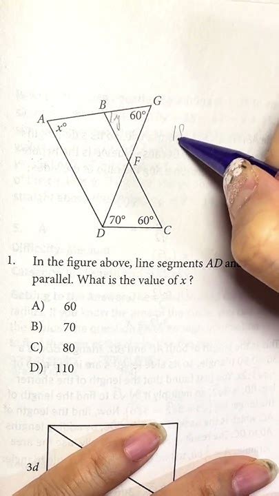 Geometry Sat Question Maths Satmathproblems Mathquestion Satquestions Youtube