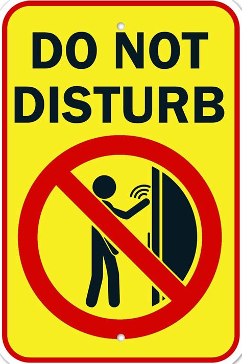 Printable Do Not Disturb Sign Printablelib